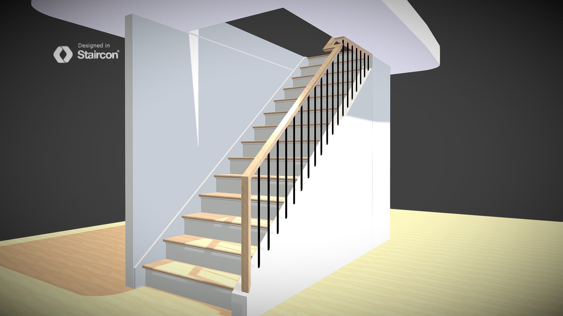 Example With 6084 Offset En QT - 3D model by 3D Software for Stair ...