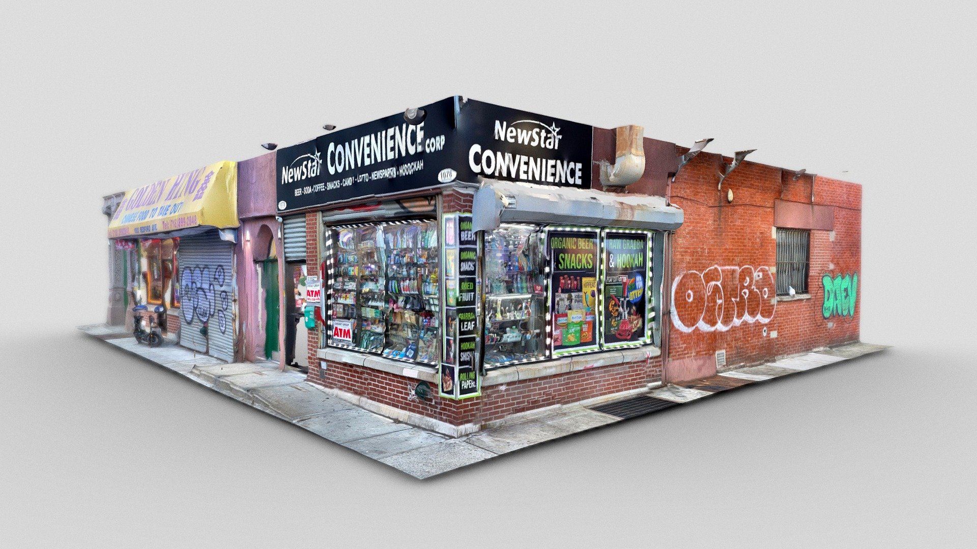 Day 97: NewStar Convenience store - 3D model by alban [eba84ca] - Sketchfab