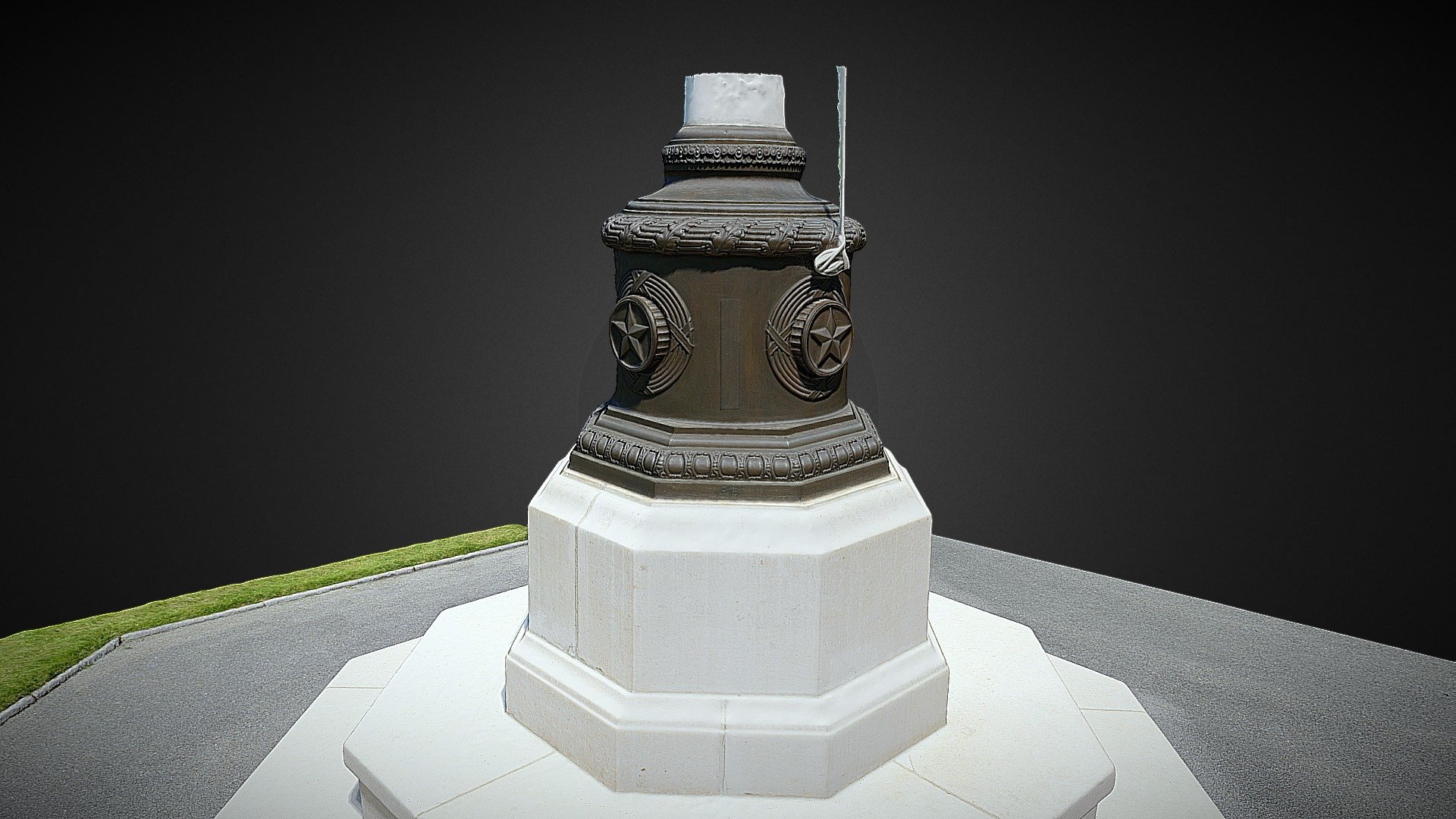 Flagpole Base - 3D model by Heritage Documentation Programs ...