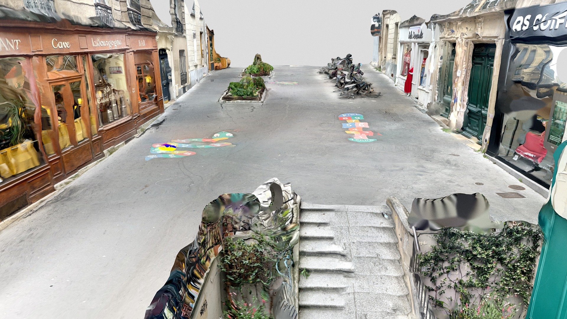 A street in Paris - Download Free 3D model by Emm (@edemaistre ...