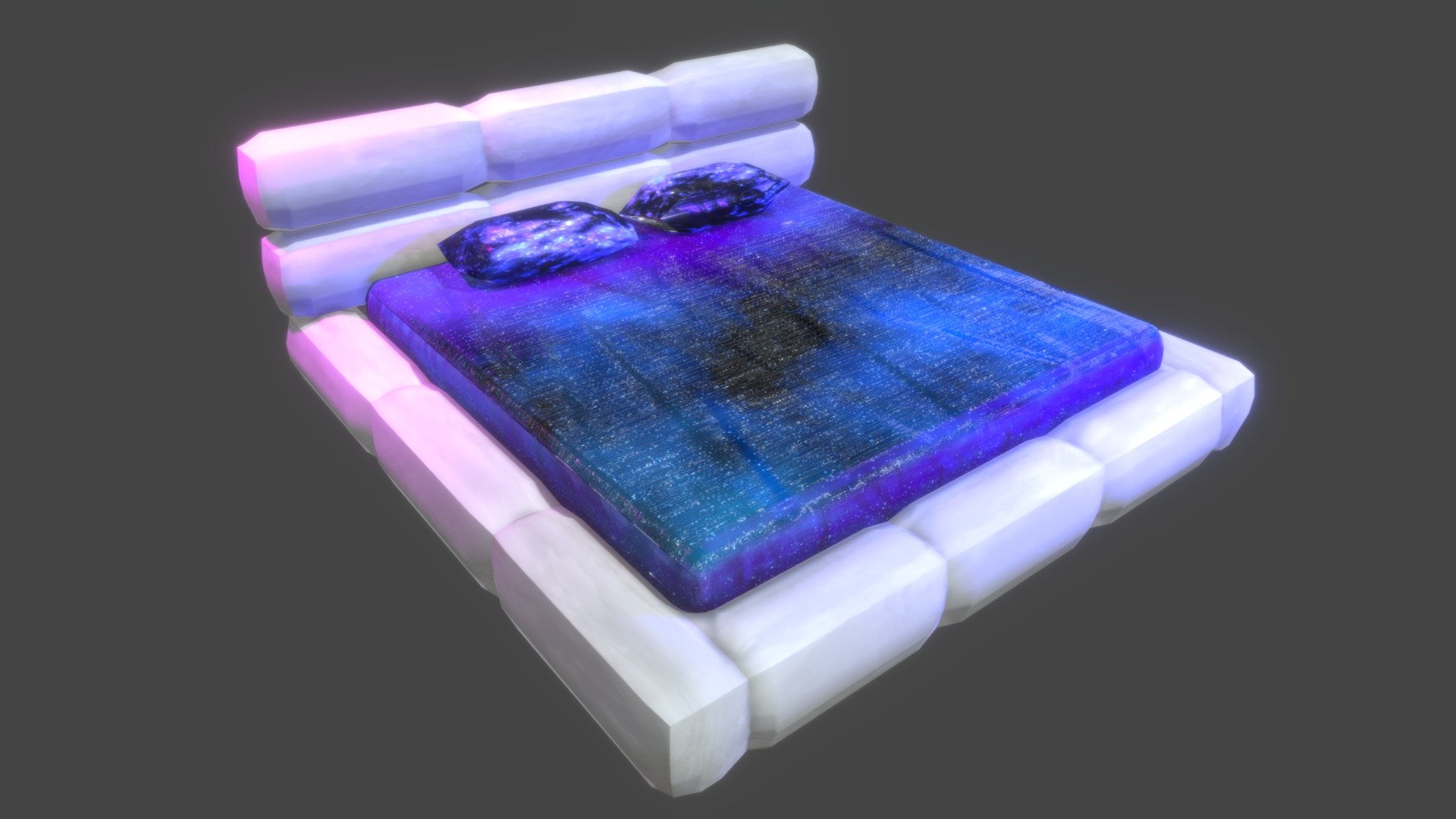 Bed - 3D model by Jeongwol [ebab47a] - Sketchfab