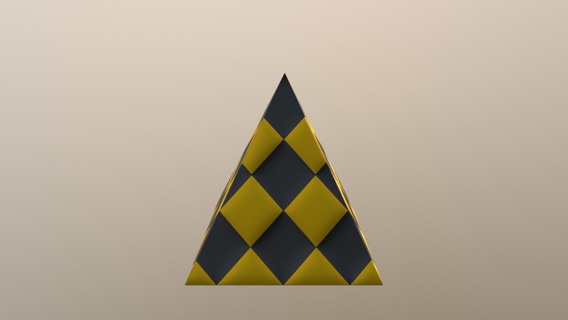 Checkered Pyramid - 3D model by Trevor Goode (@TGoode) [ebabdc3 ...