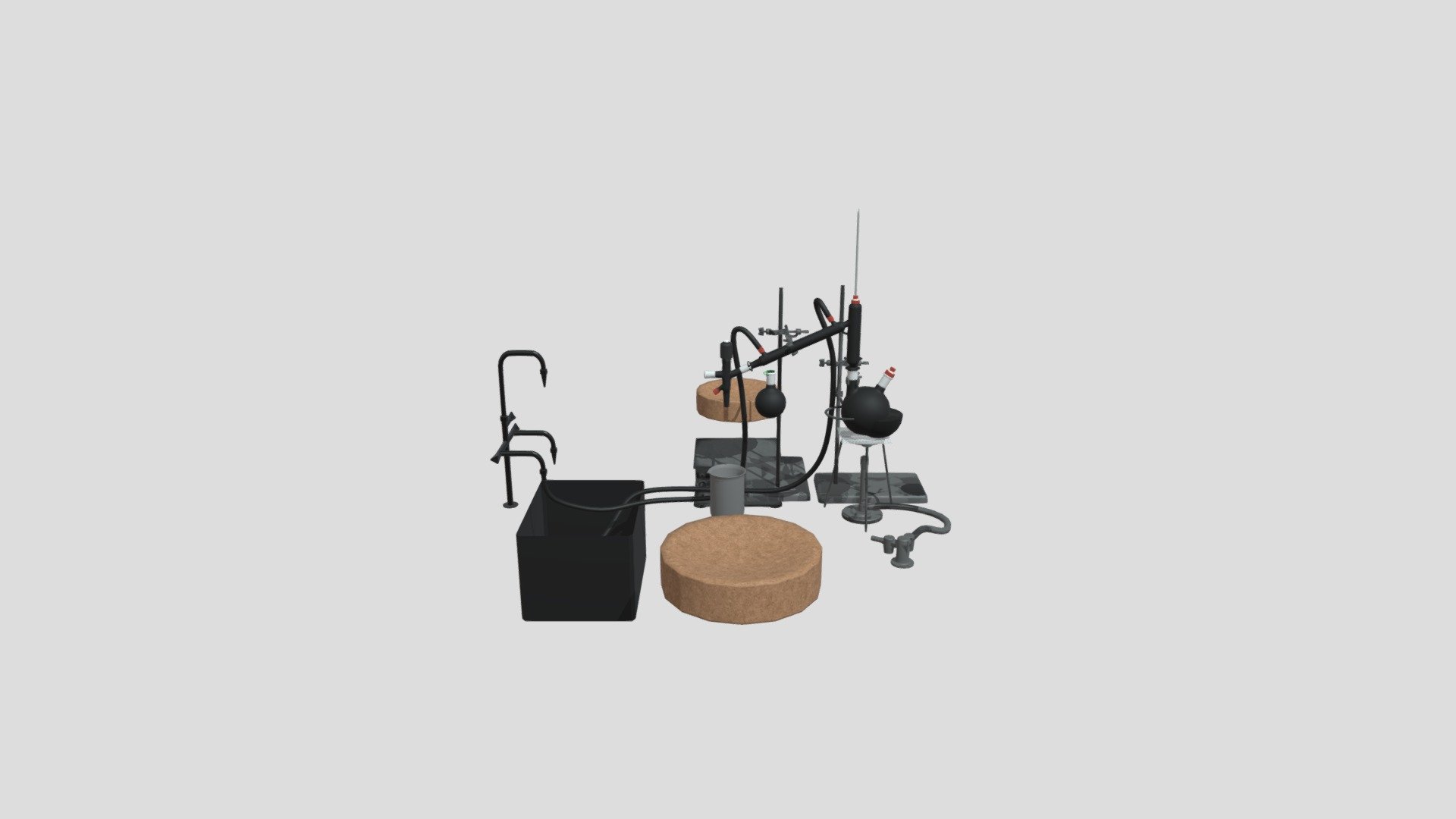 Short_ Path_ Distillation_ Kit_blender_base9 - Download Free 3D model ...