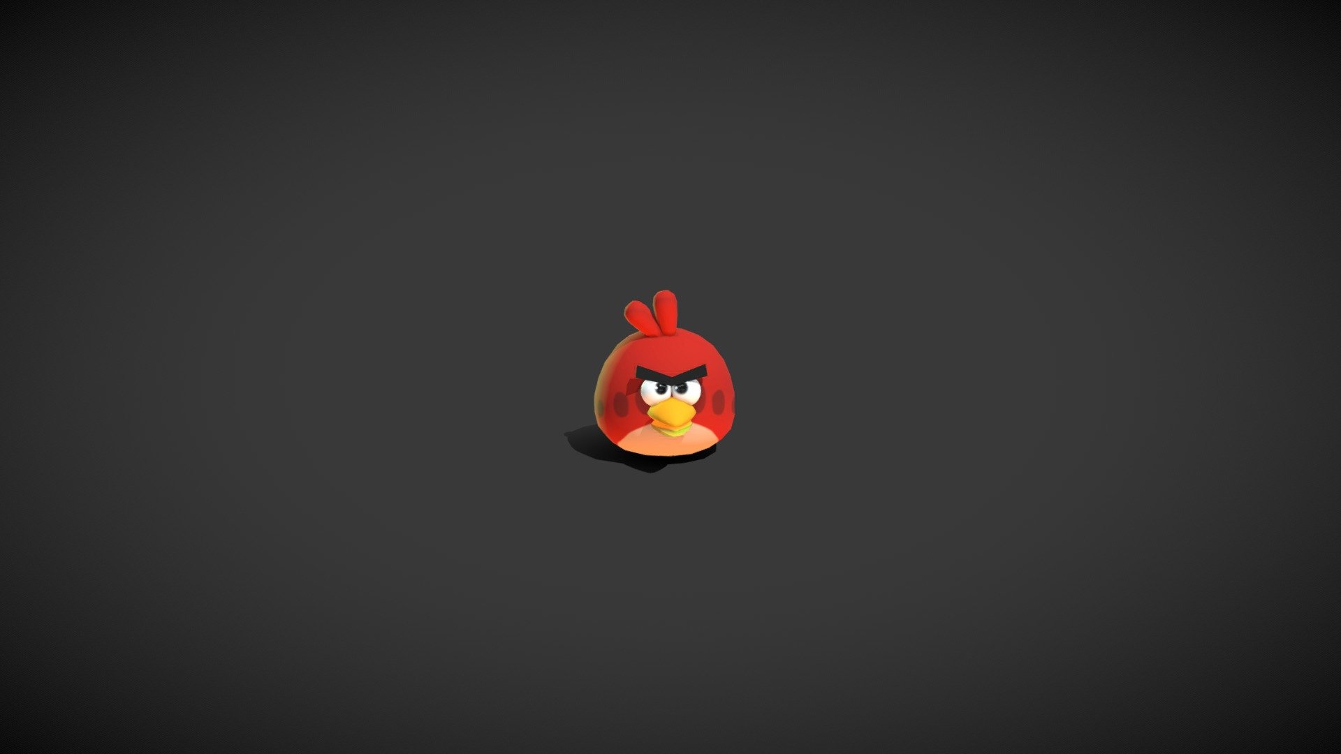 Red J. Bird from Angry Birds - 3D model by Constanza_Valenzuela ...