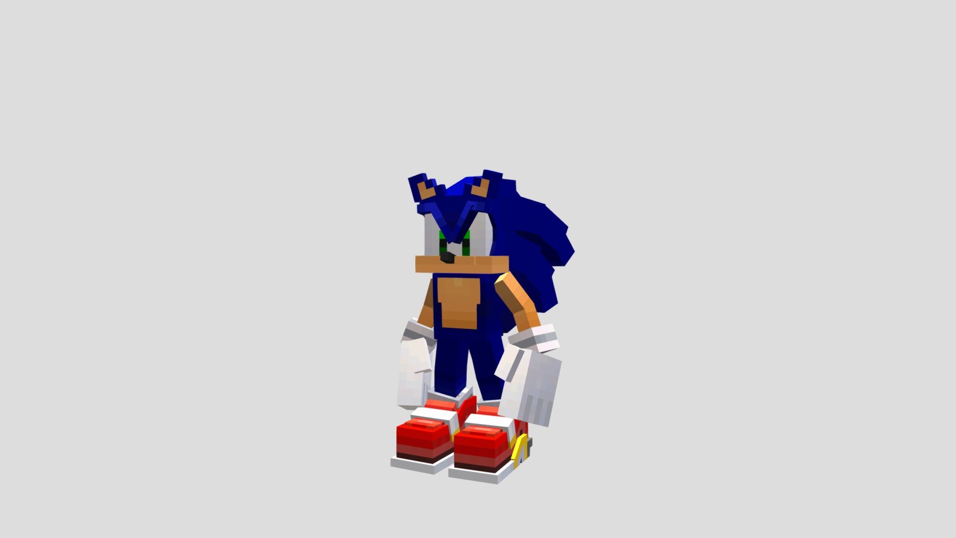 Sonic The Hedgehog (Sonic Adventure 2 Style) - Download Free 3D model ...