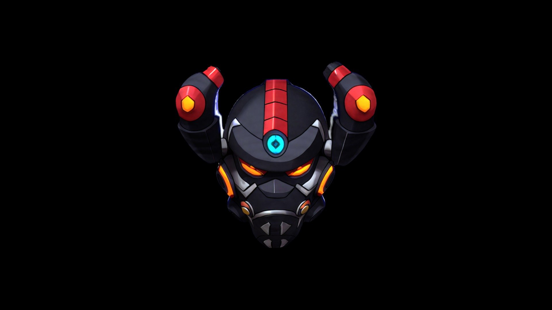 Helmet Mask Robot Cartoon 1991 - Download Free 3D model by klrxyz ...