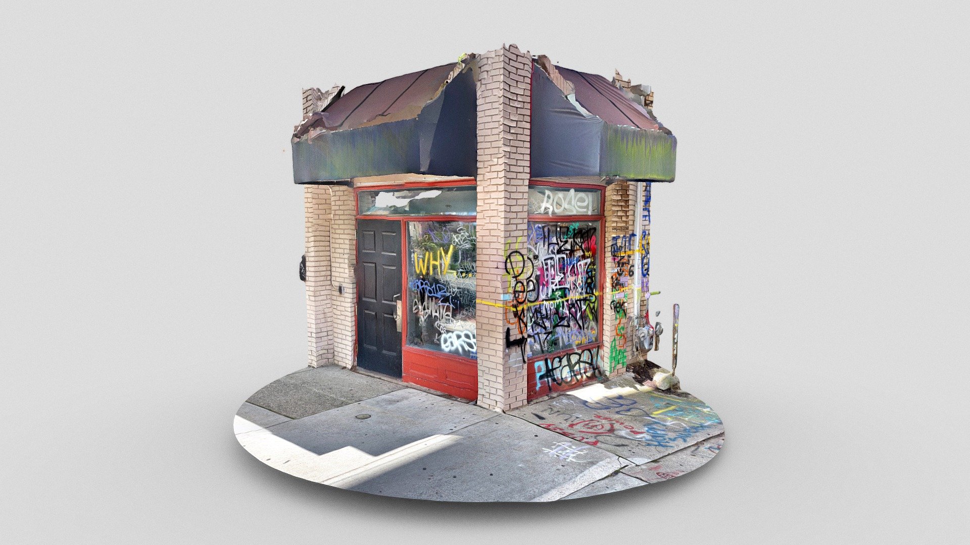 Day 205: Street Corner - Download Free 3D model by alexdelker [ebaed25 ...