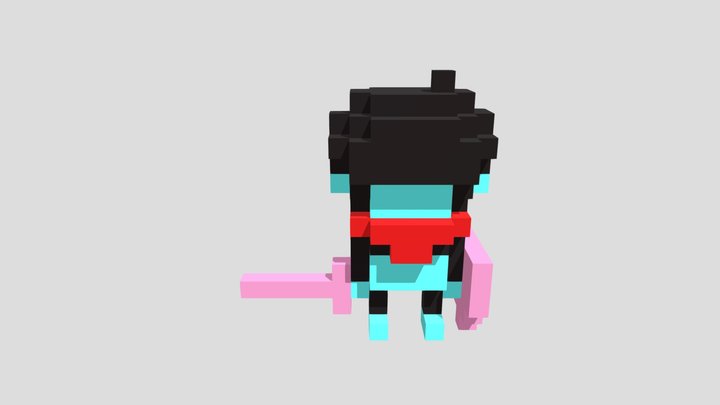 Deltarune-kris 3D models - Sketchfab