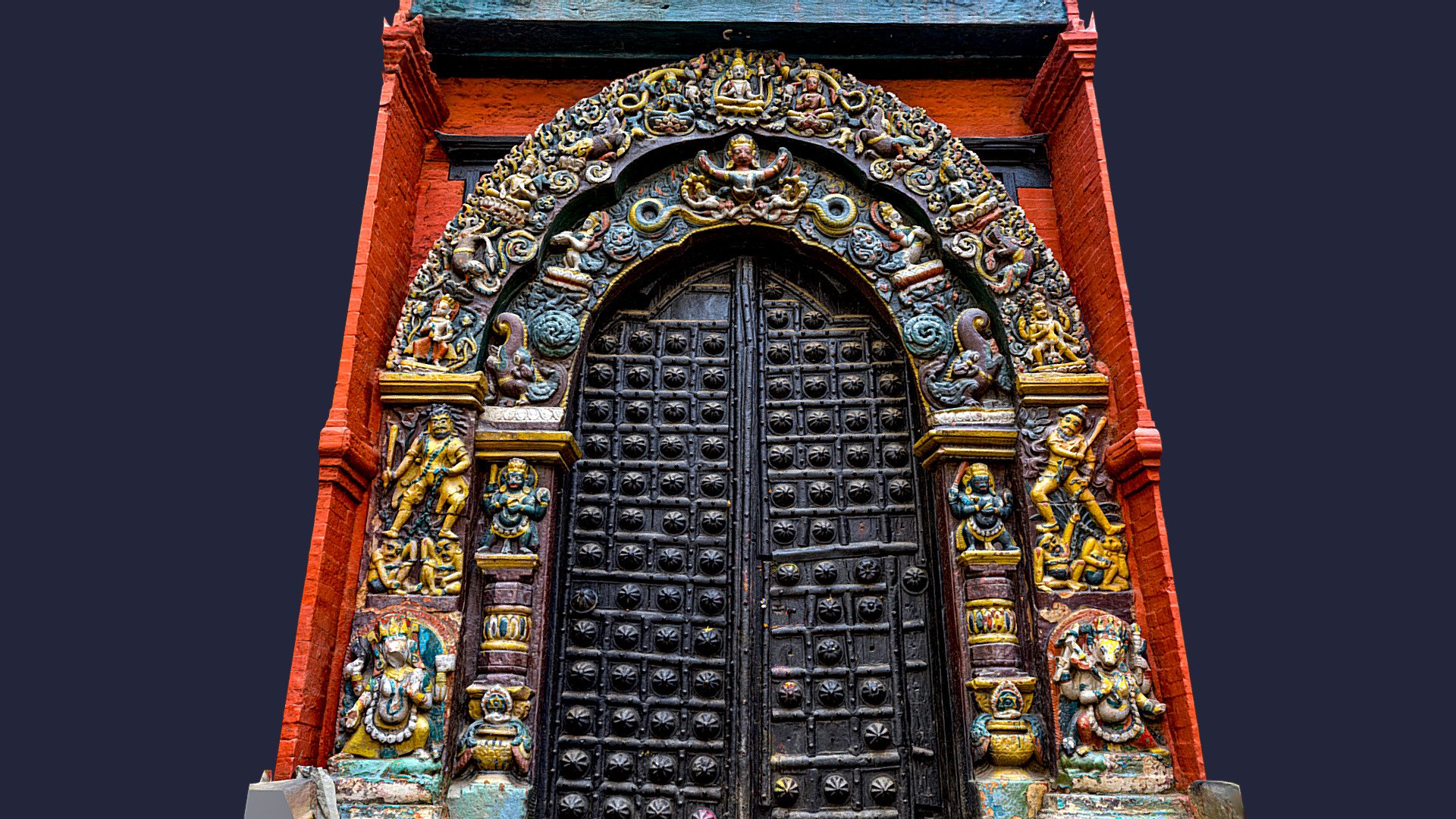 Taleju Door 1564 AD - Nepal Heritage - Buy Royalty Free 3D model by ...