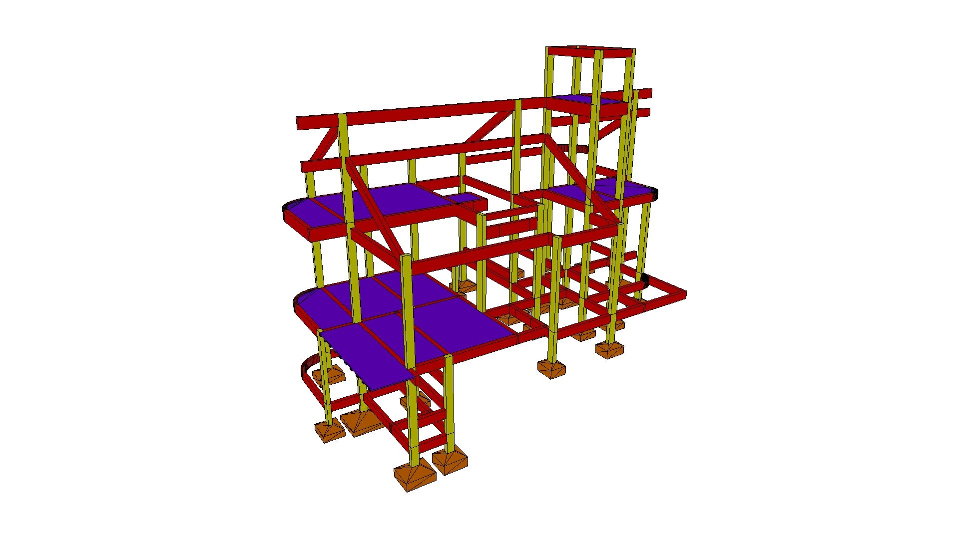 Projeto Estrutural Adriana Malleta - 3D model by eng.leovegildo ...