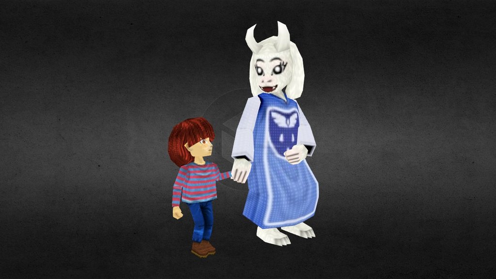 UnderTale Character and Toriel - 3D model by the_regressor (@the ...