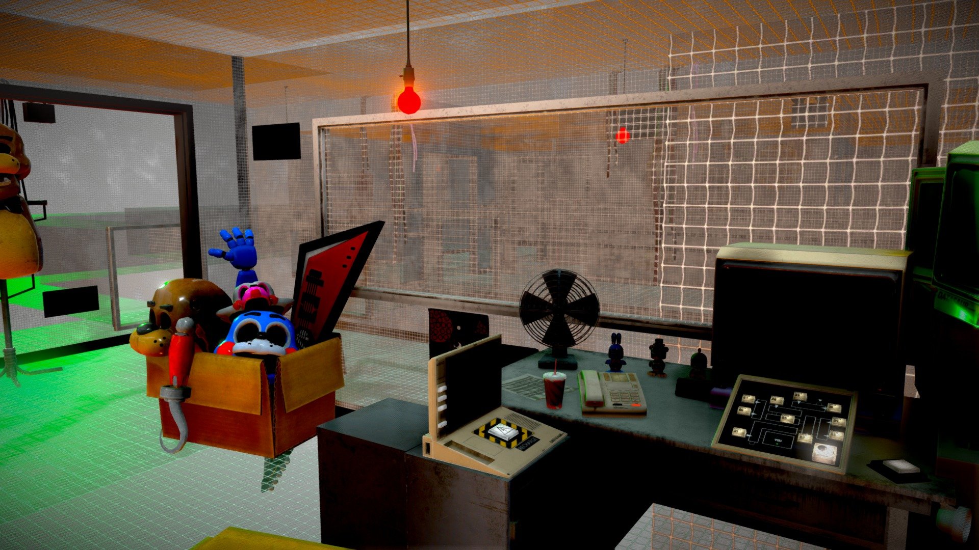Fnaf 3 Hw Map - Download Free 3D model by skylajade69 [ebb1fe2] - Sketchfab