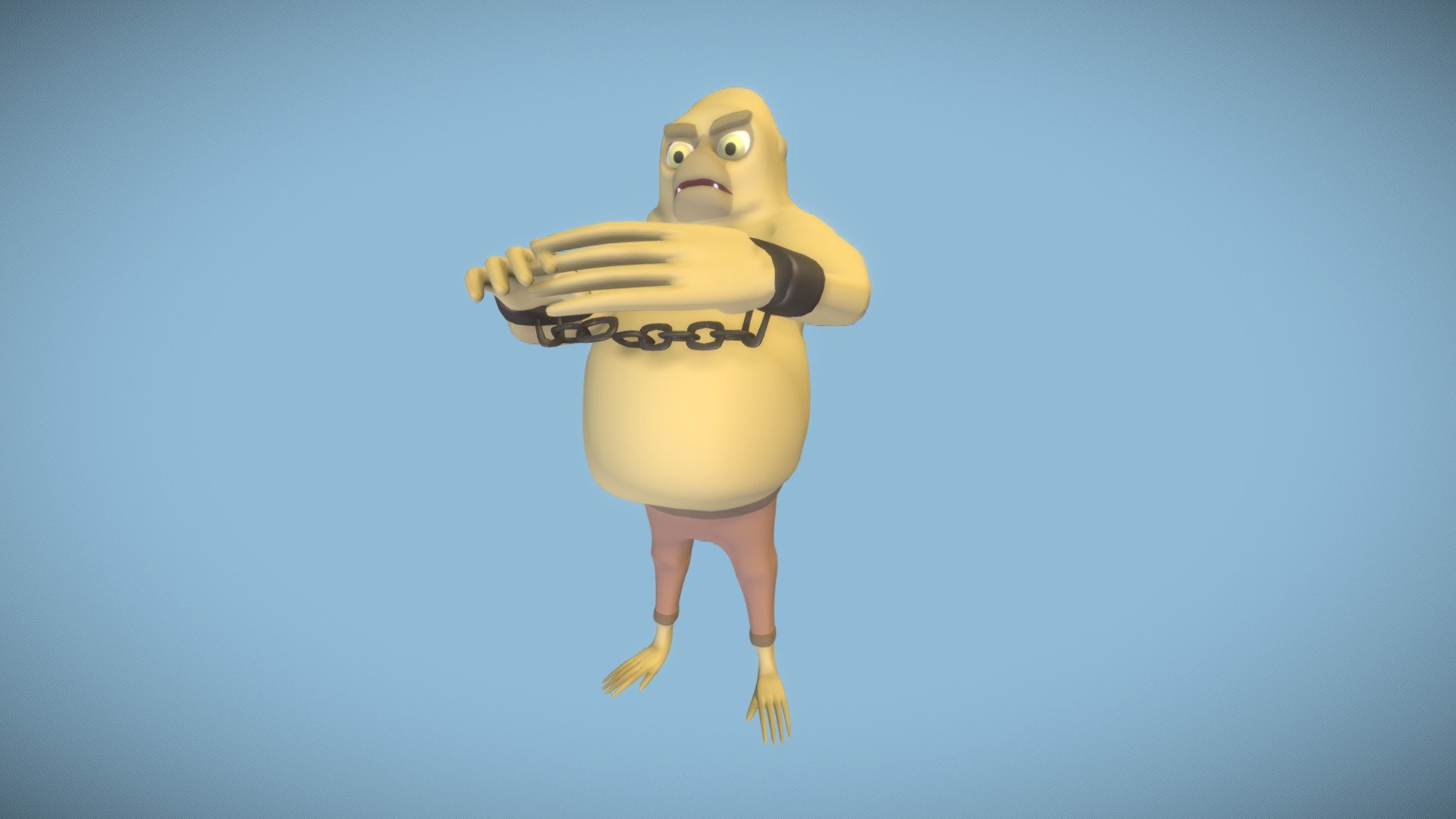 Animated Monster Gorilla Character - Buy Royalty Free 3D model by ...