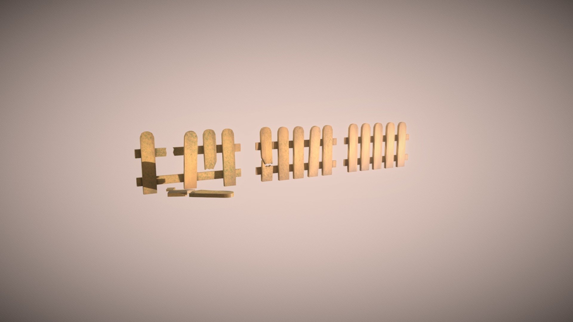 3 Fences - Download Free 3D model by Jeremy_W [ebb574c] - Sketchfab