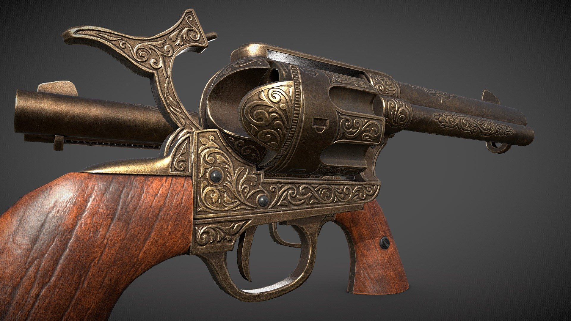 Antique Gun - Buy Royalty Free 3D model by Arsi Siddiquee (@Arsi ...