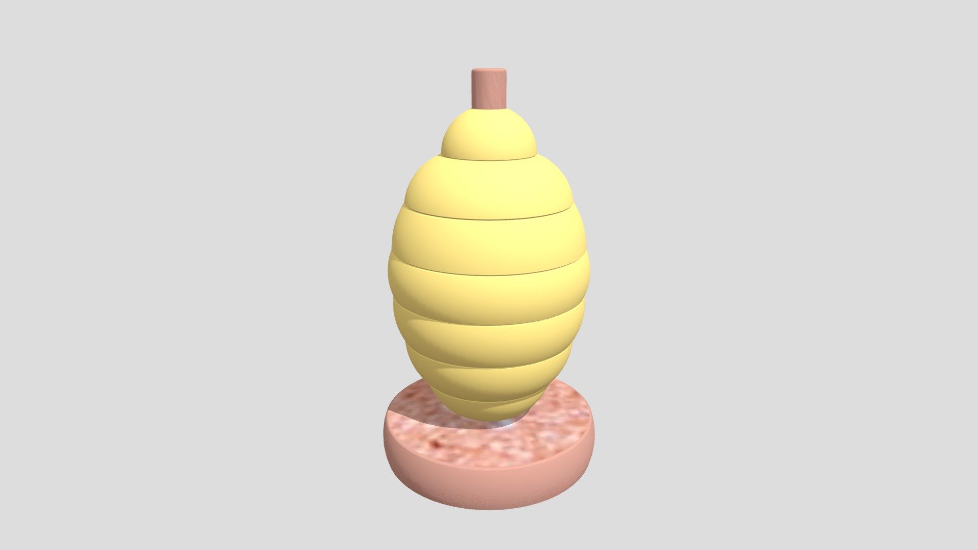 Lemon Stacking Toy - 3D model by Linus Nanor (@linnan) [ebb6981] - Sketchfab