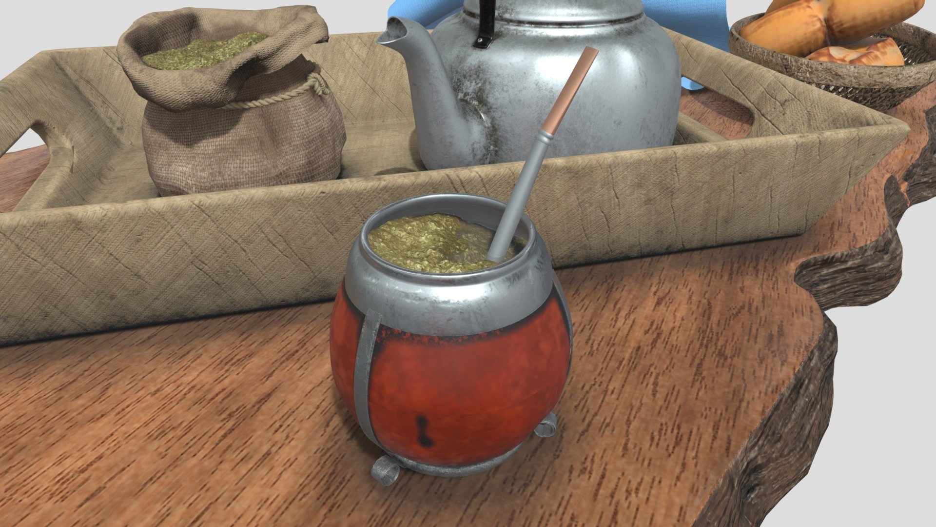 Mate argentino - 3D model by fervinas [ebb79de] - Sketchfab