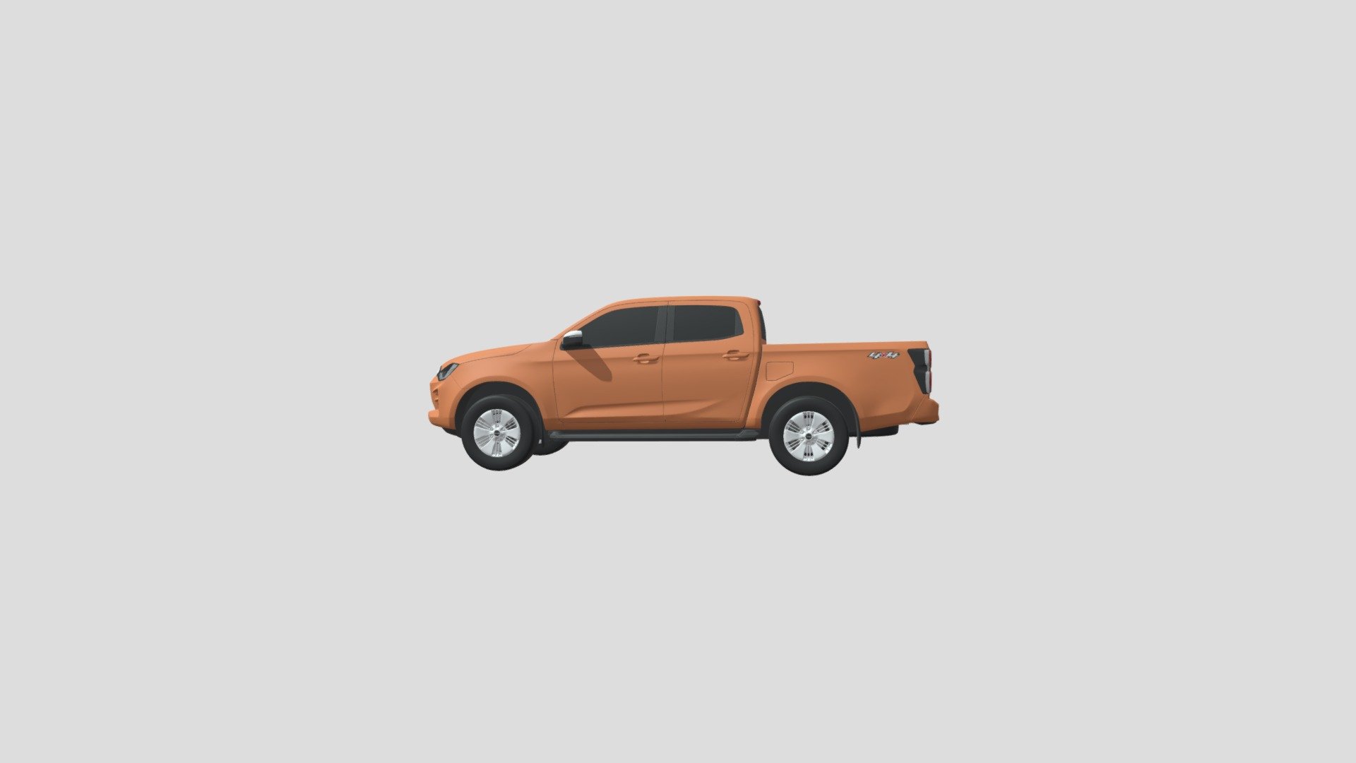 The all new Isuzu D'Max 2021 Model. - Download Free 3D model by ...