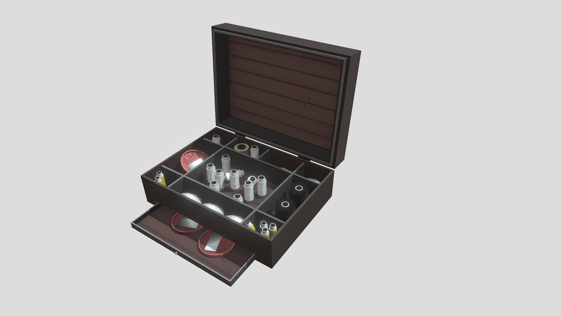 Sewing Kit - 3D model by Jay (@l9_jay) [ebba769] - Sketchfab
