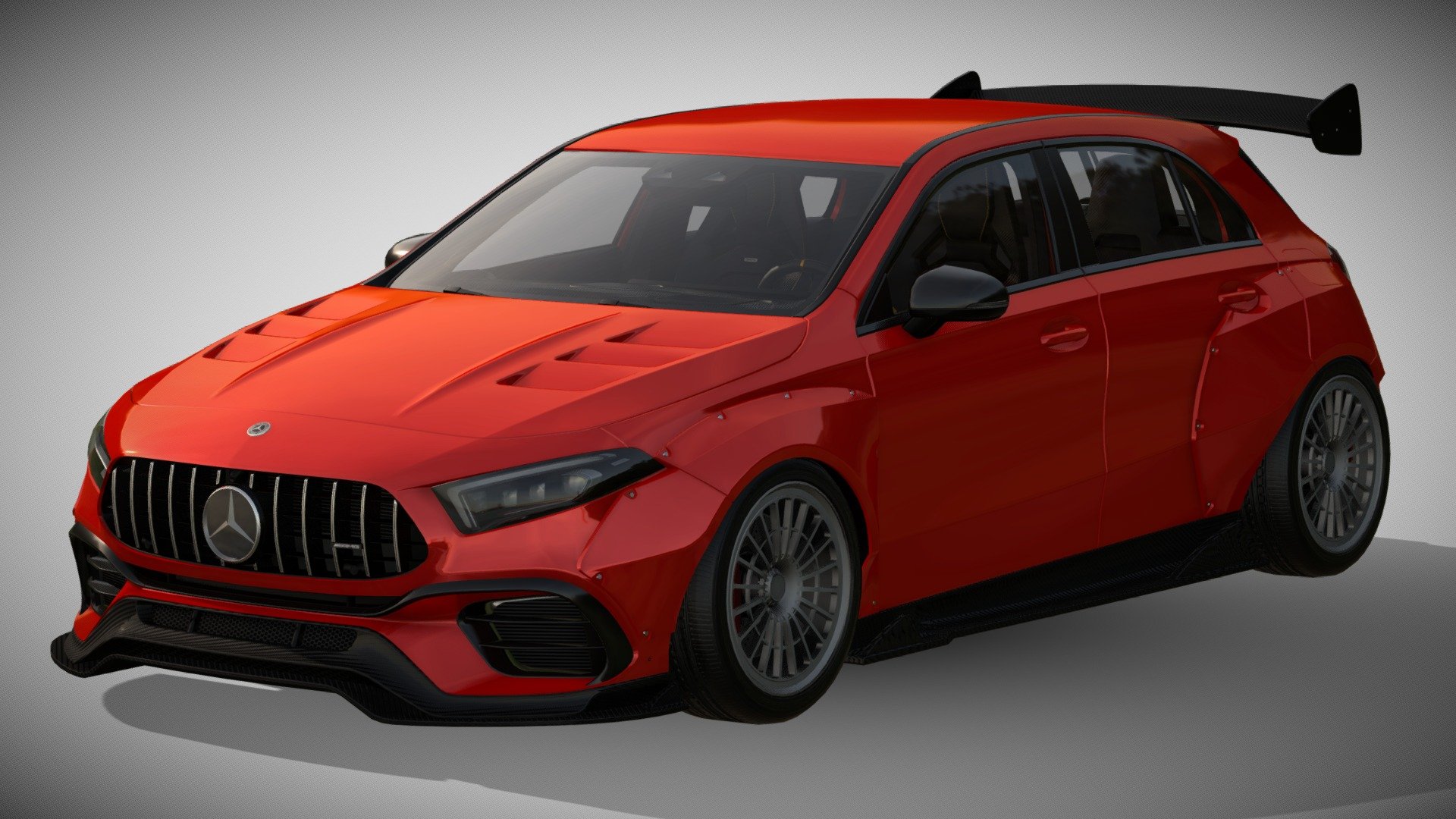 Mercedes-Benz A45 S AMG NFS Mobile Widebody - Download Free 3D model by ...