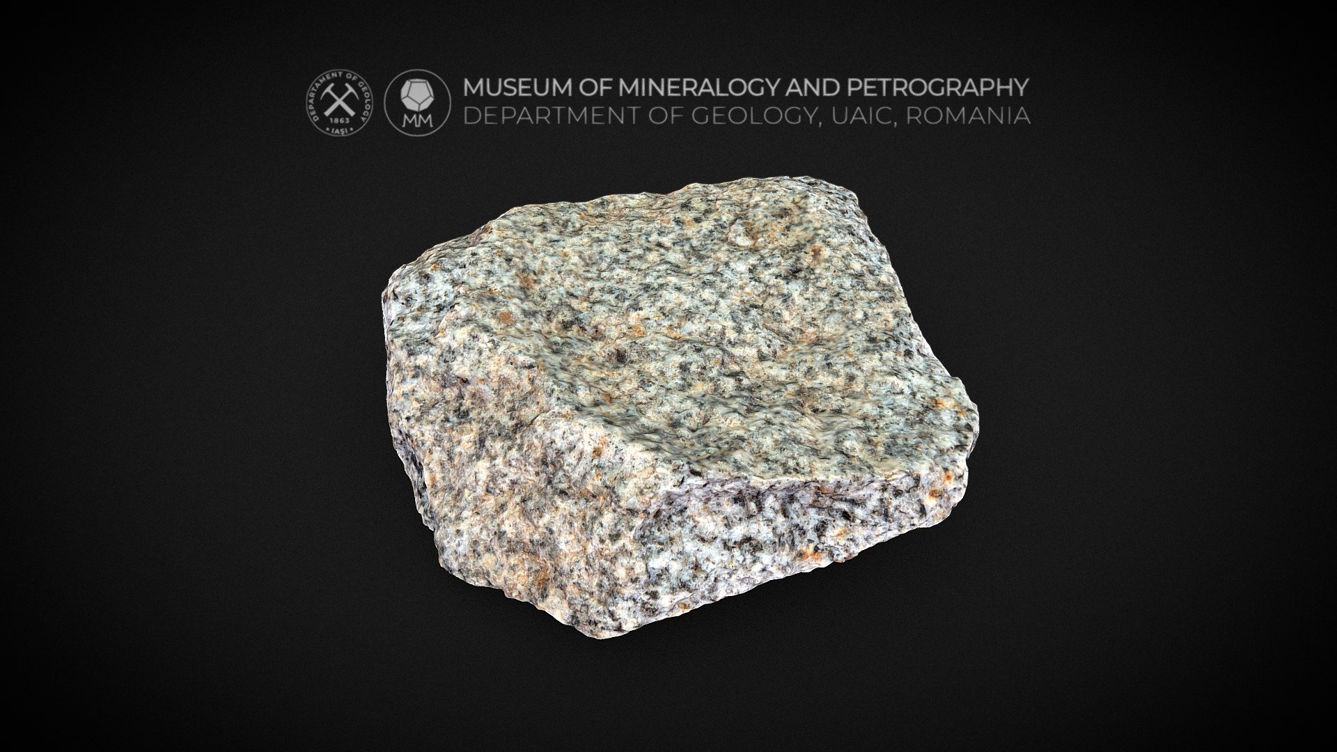 Granite (igneous rock) - 3D model by Museum of Mineralogy and ...