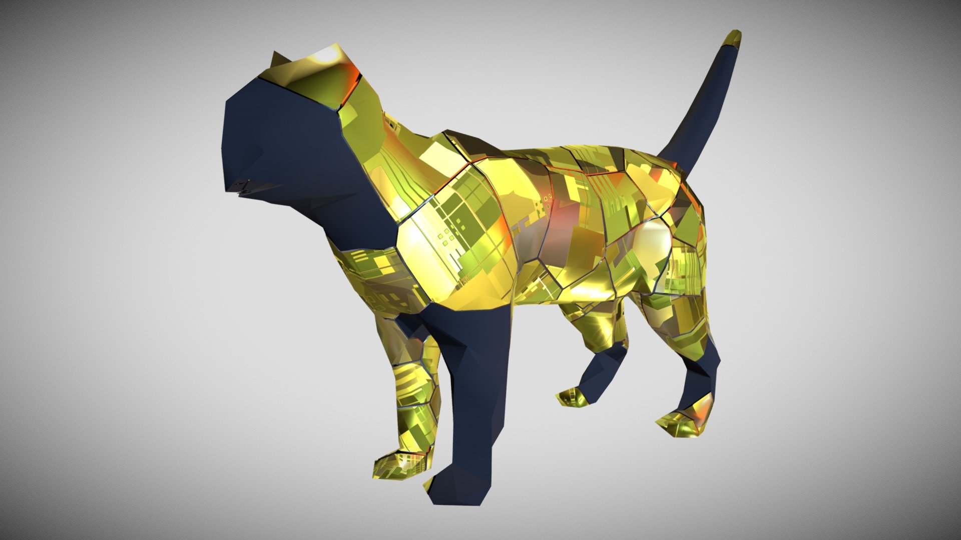 hard surface cat - 3D model by Hertz L.R (@LUXRHL) [ebbc72d] - Sketchfab