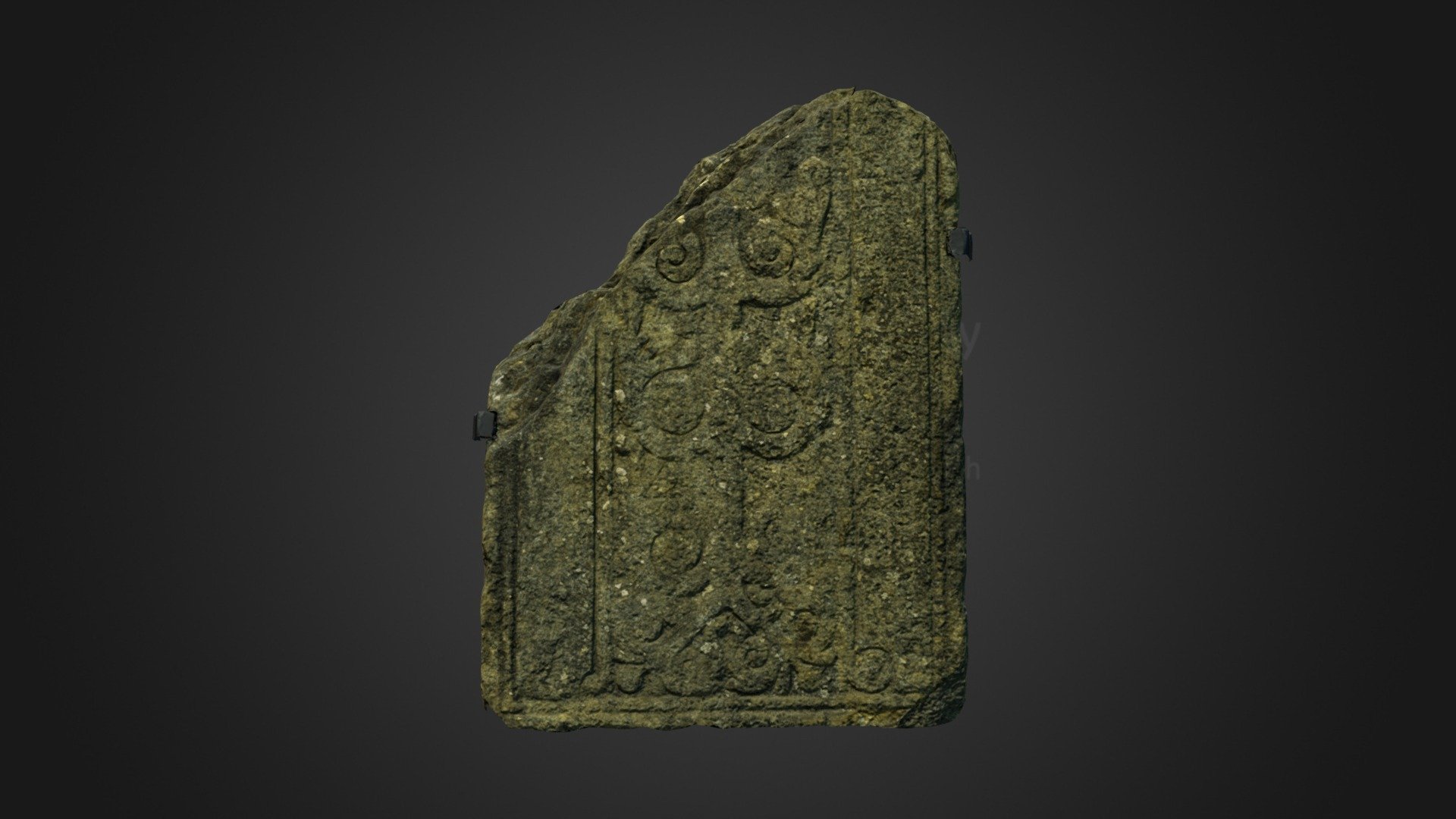 Decorated Cross Slab, texture - 3D model by The Discovery Programme ...