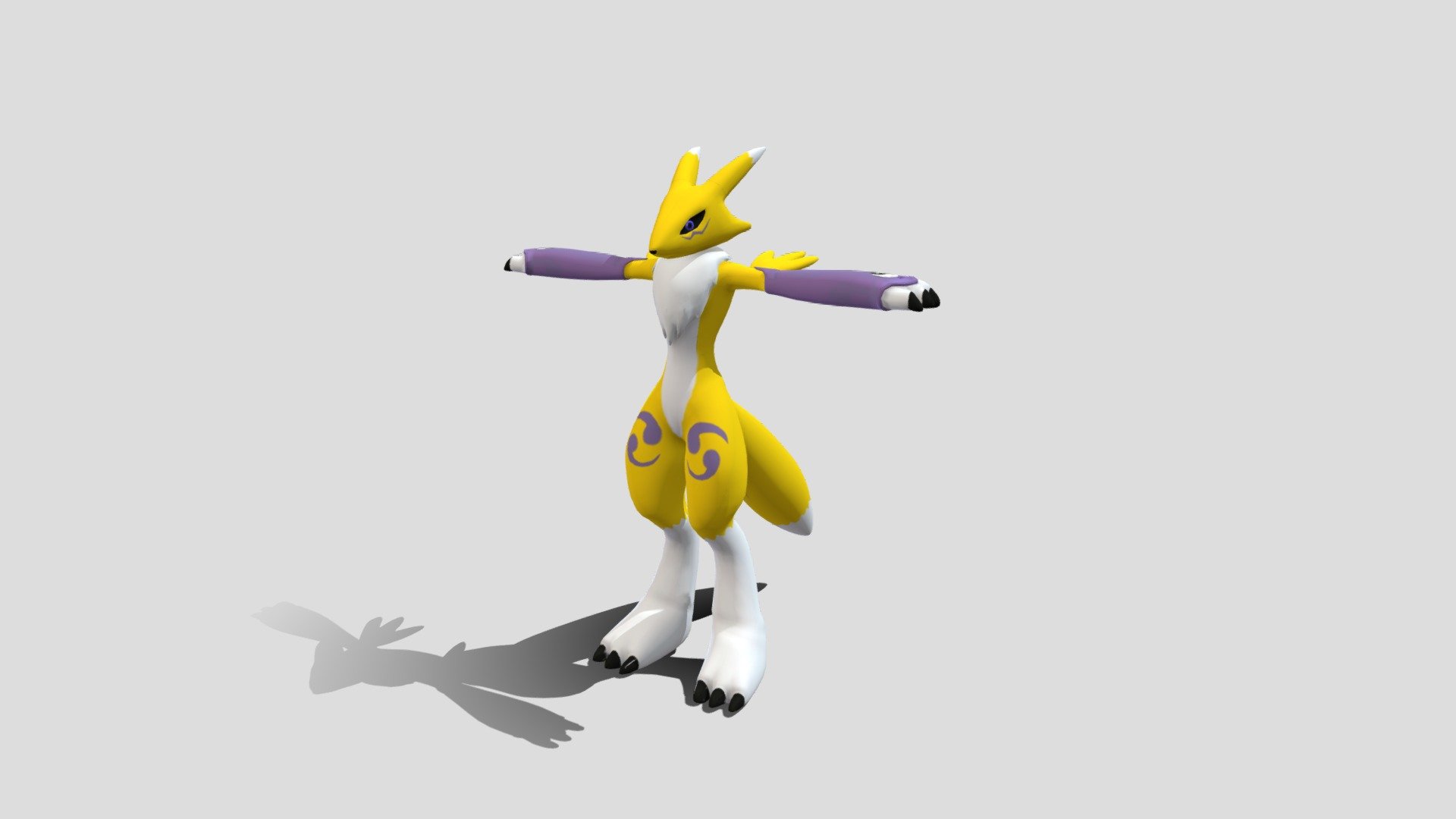 Renamon - 3D model by 1975fahrizal [ebbe5ef] - Sketchfab
