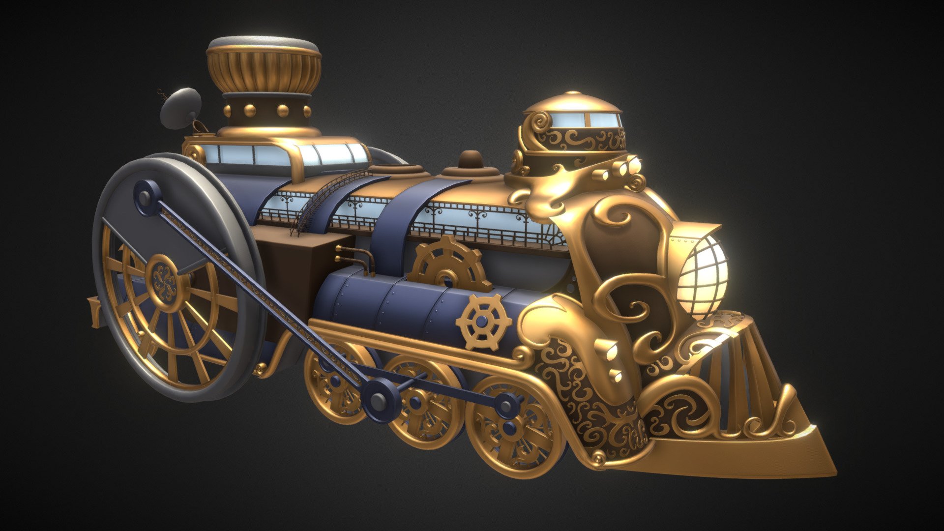 Cruise Train - 3D model by Emily Funk (@efunk46) [ebc05ad] - Sketchfab