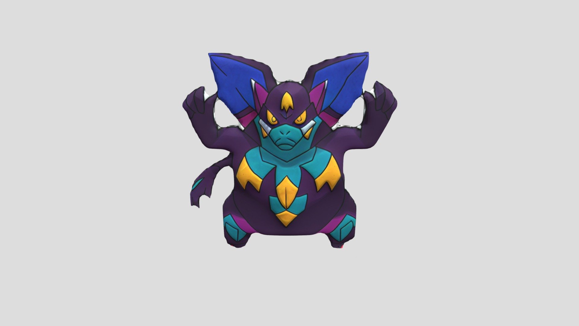 Pokemon Goal 864 - Download Free 3D model by klrxyz [ebc2941] - Sketchfab