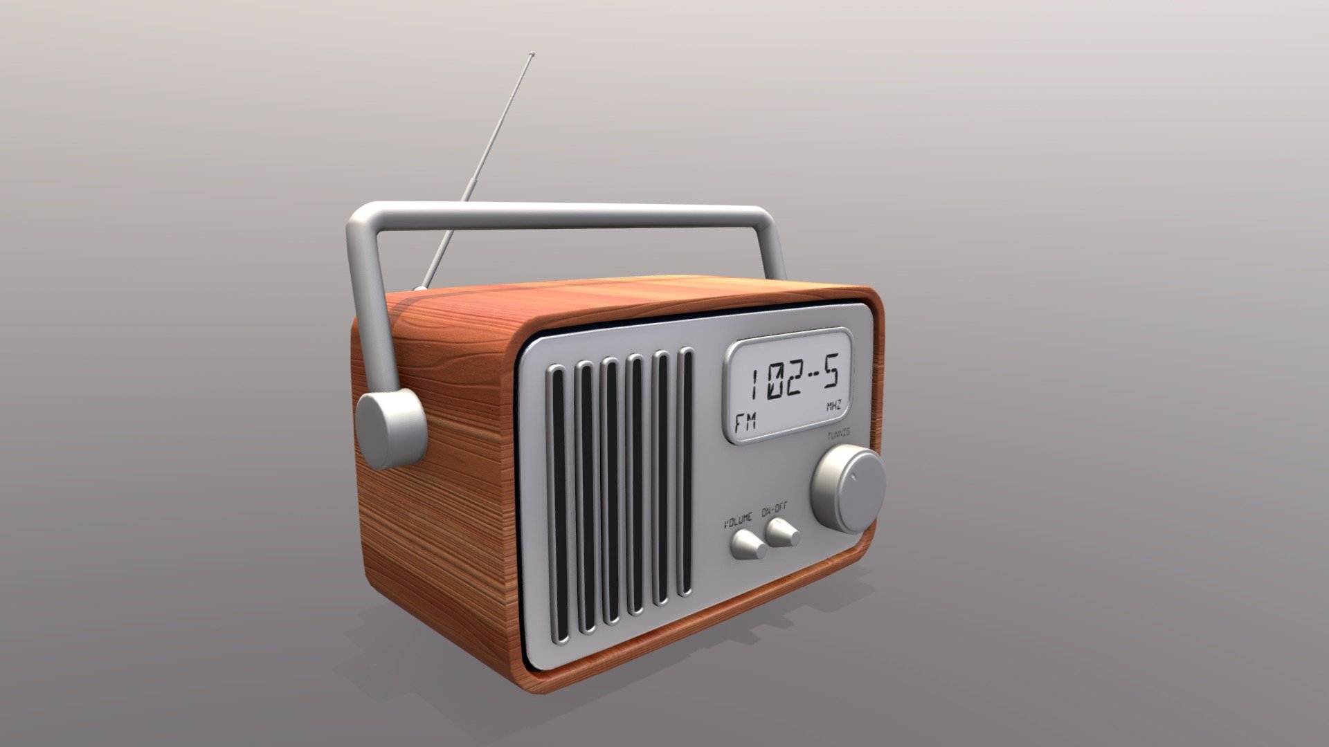 Radio - Download Free 3D model by denisdezmand [ebc2a26] - Sketchfab