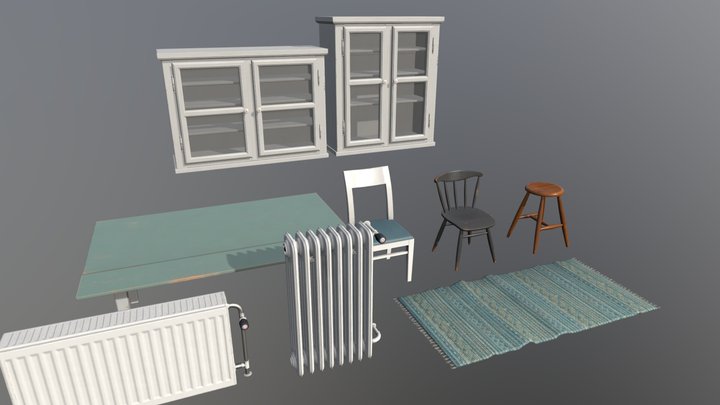 Folding-table 3D models - Sketchfab