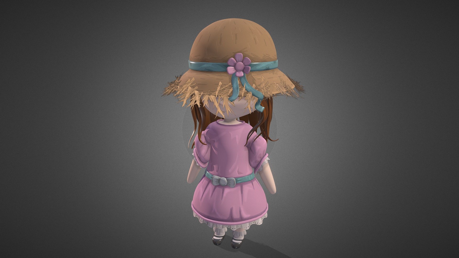 Spring Girl - Download Free 3D model by marzipanne [ebc7bc2] - Sketchfab