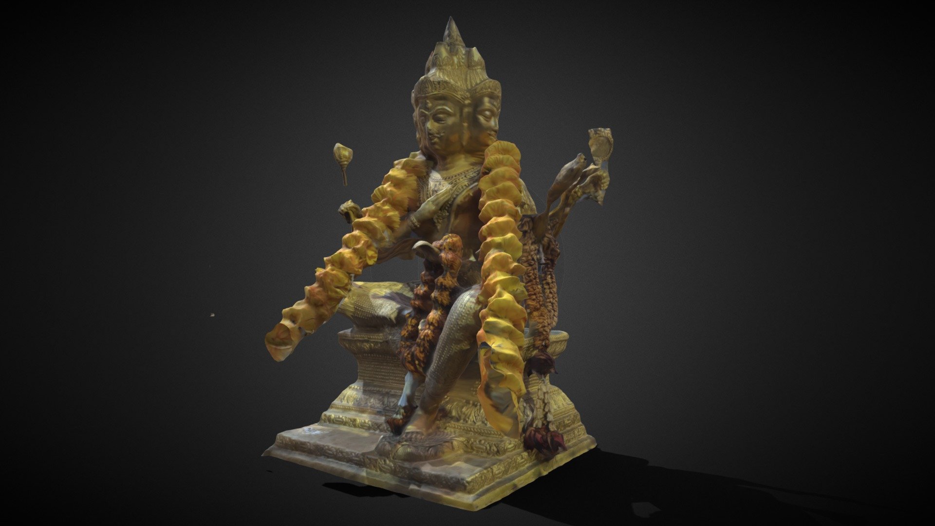 106-ST- Brahma Statue (พระพรหม) 2 - Buy Royalty Free 3D model by ...