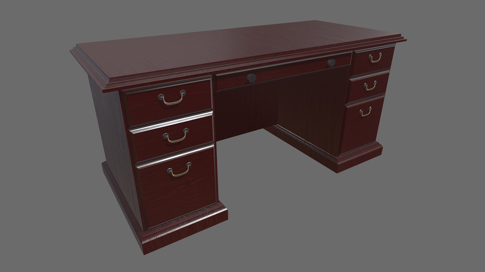 Executive Desk - Download Free 3D model by Logan S. (@Logan_S) [ebcd039 ...