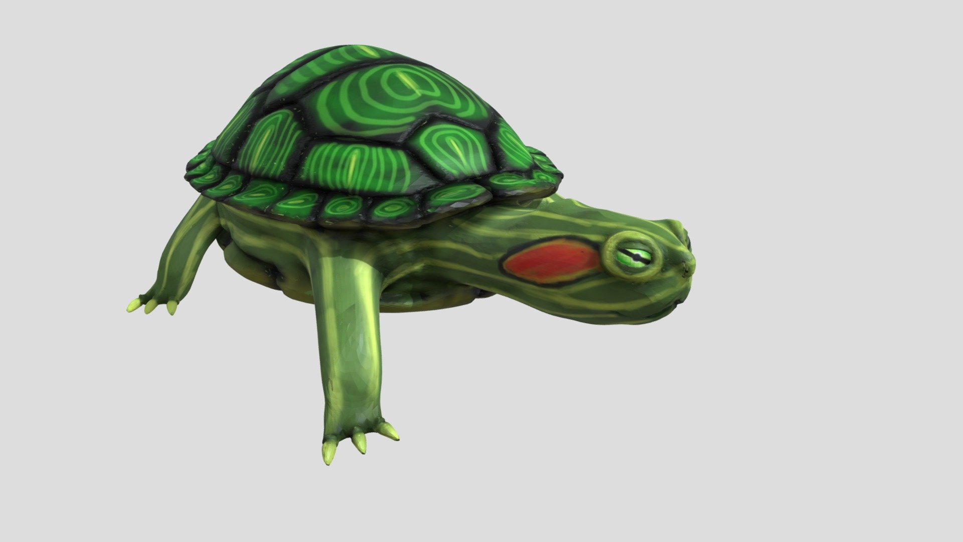 Red Ear Slider Turtle (Sculpt) - Download Free 3D model by muppe5 ...