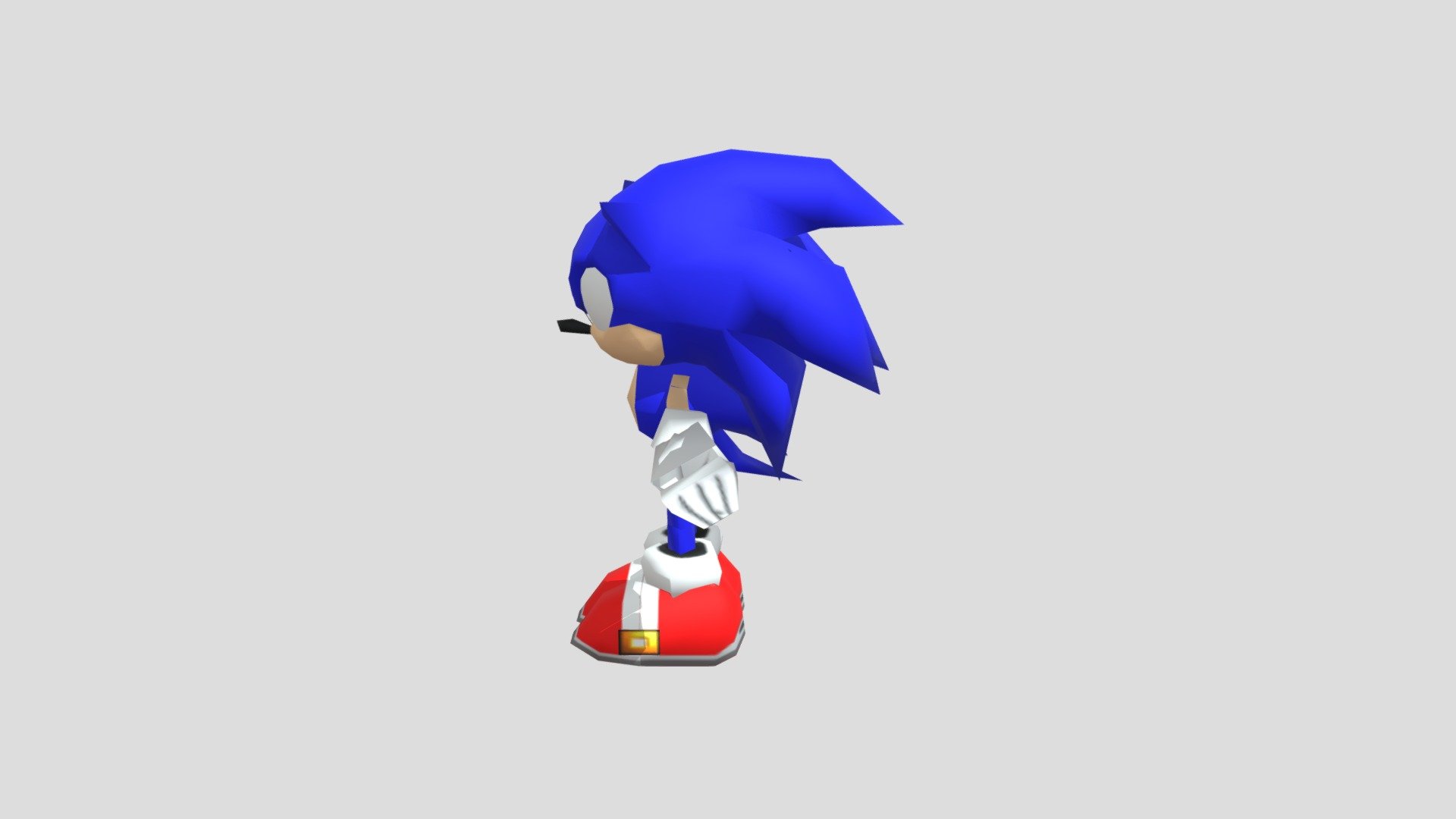 Sonic Adventure - Early Sonic Model Recreation - Download Free 3D model ...