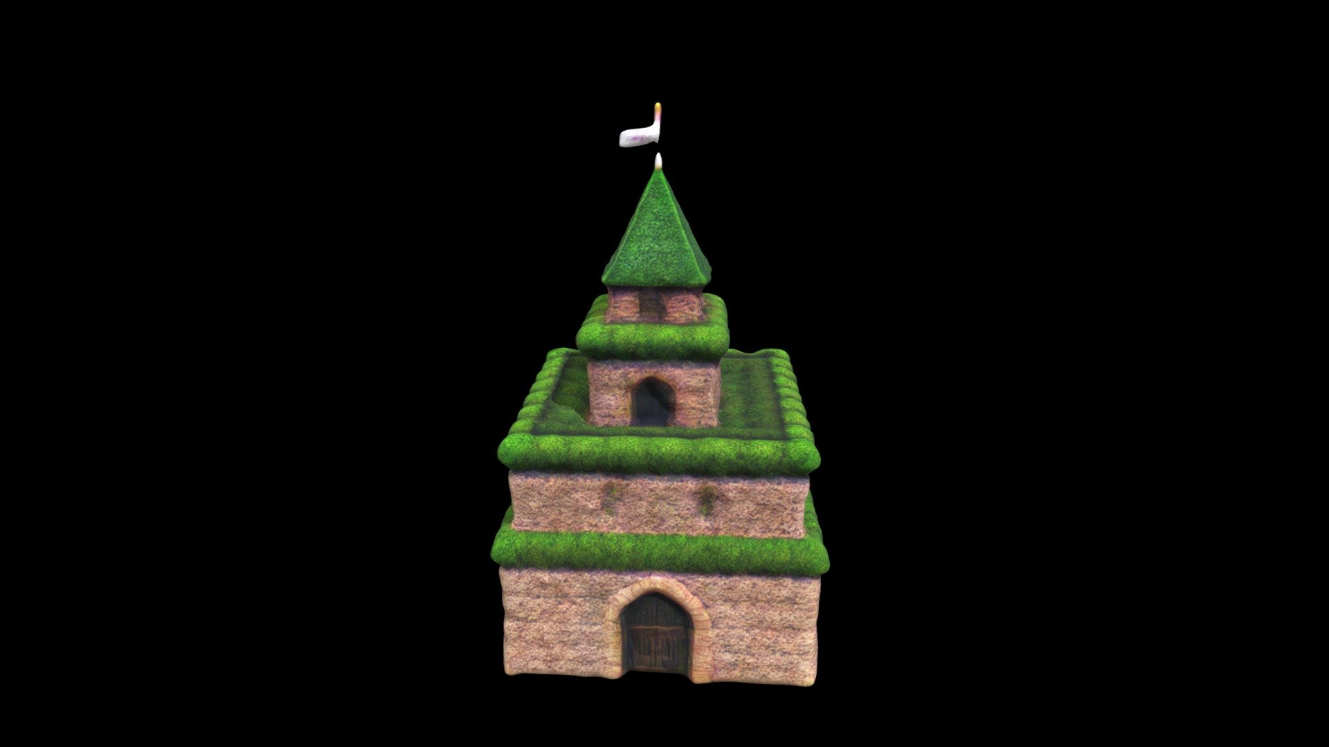 simple design castle manoir texture brick substa - Download Free 3D ...