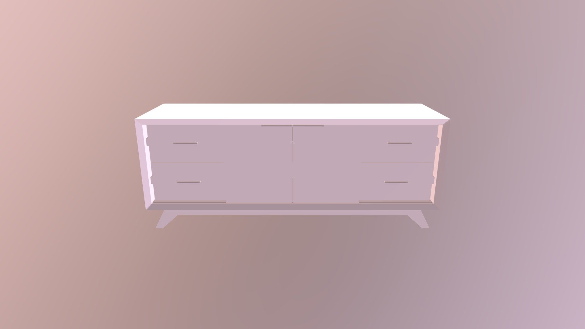 TV Console - 3D model by abc (@Susih) [ebd1bc2] - Sketchfab