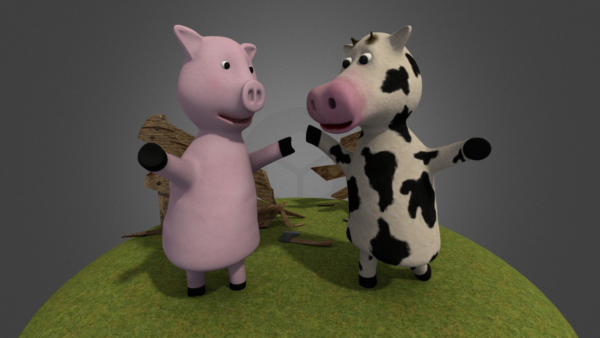 Free Animals - 3D model by DerMische [ebd24b1] - Sketchfab