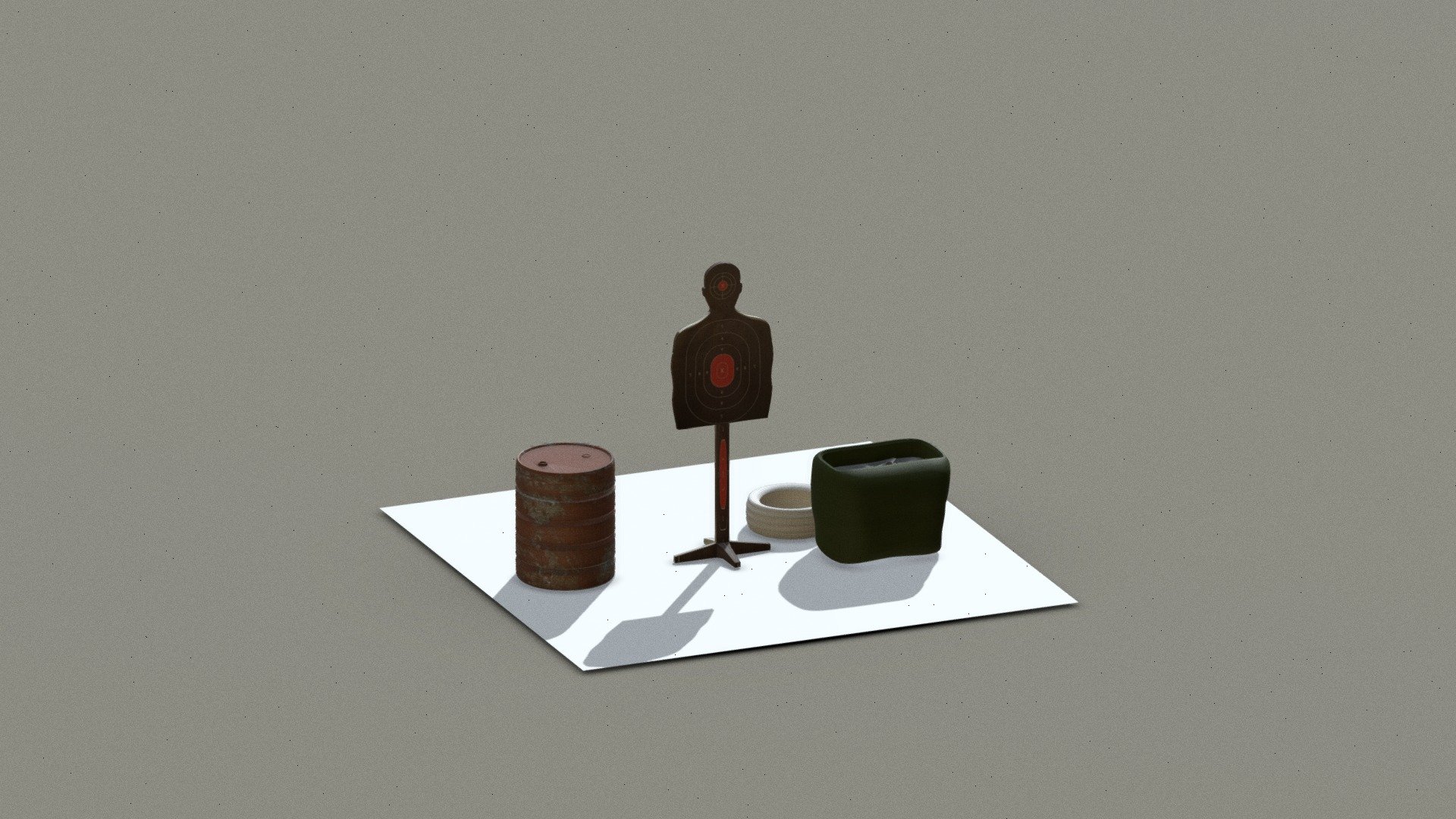 Center Of Mass Training Target Shooting - Download Free 3D model by ...