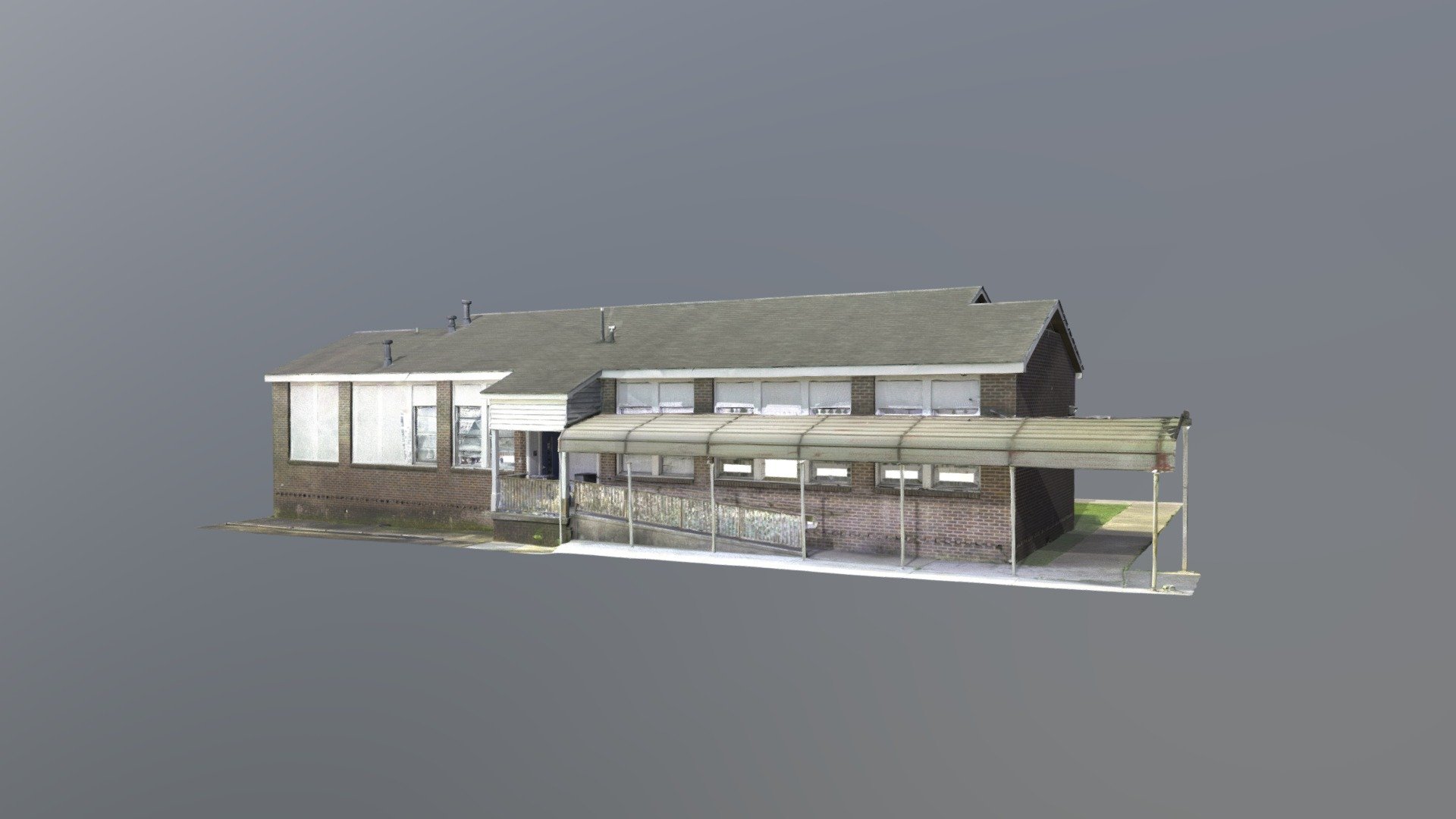 Converse Louisiana Rosenwald School - Download Free 3D model by NCPTT ...