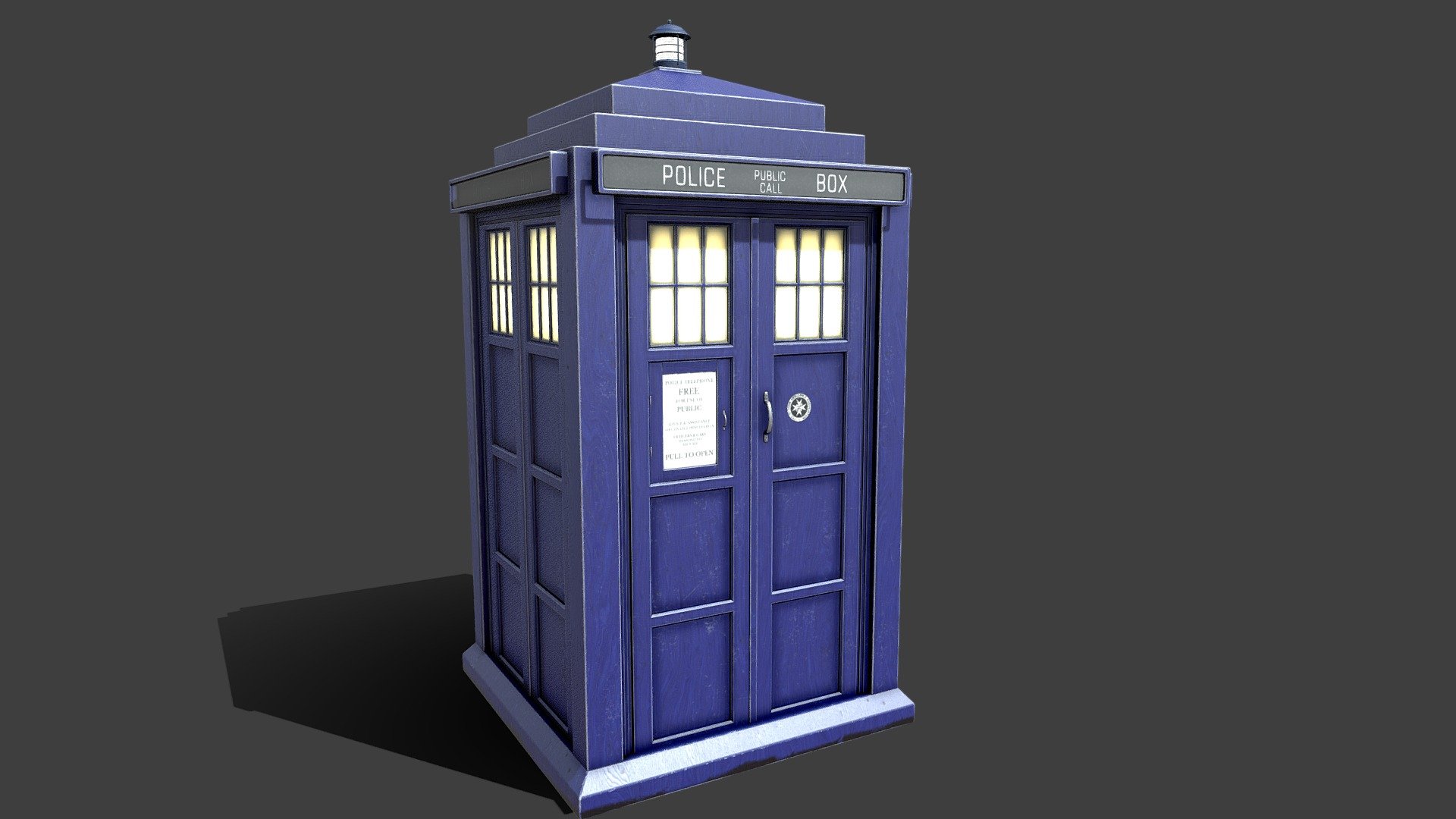 Tardis of dr who - Buy Royalty Free 3D model by Breakunt Games ...