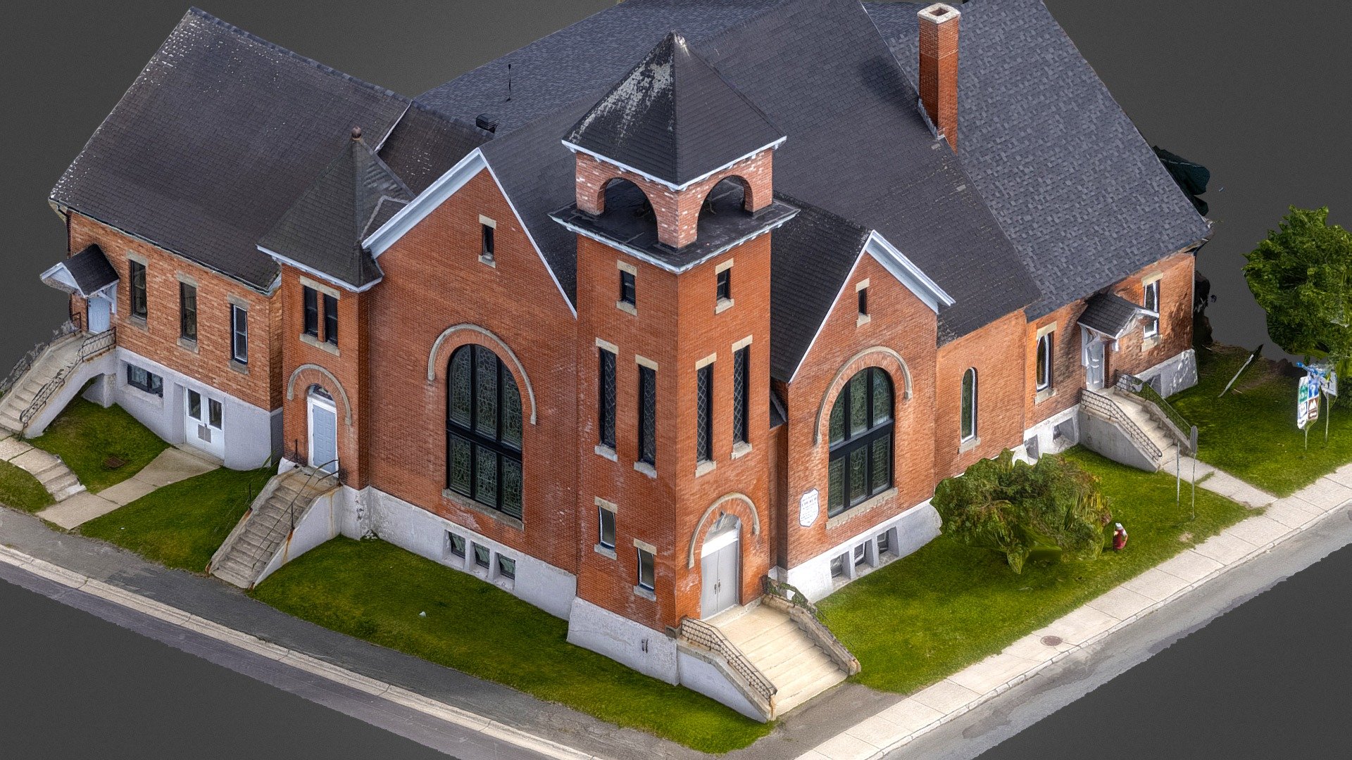 First Baptist Church Campbelton NB - Download Free 3D model by Air ...