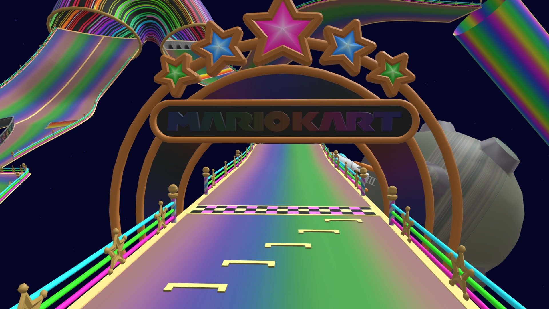 Wii Rainbow Road - Download Free 3D model by Polygonal_64 (@LegoshiFan ...