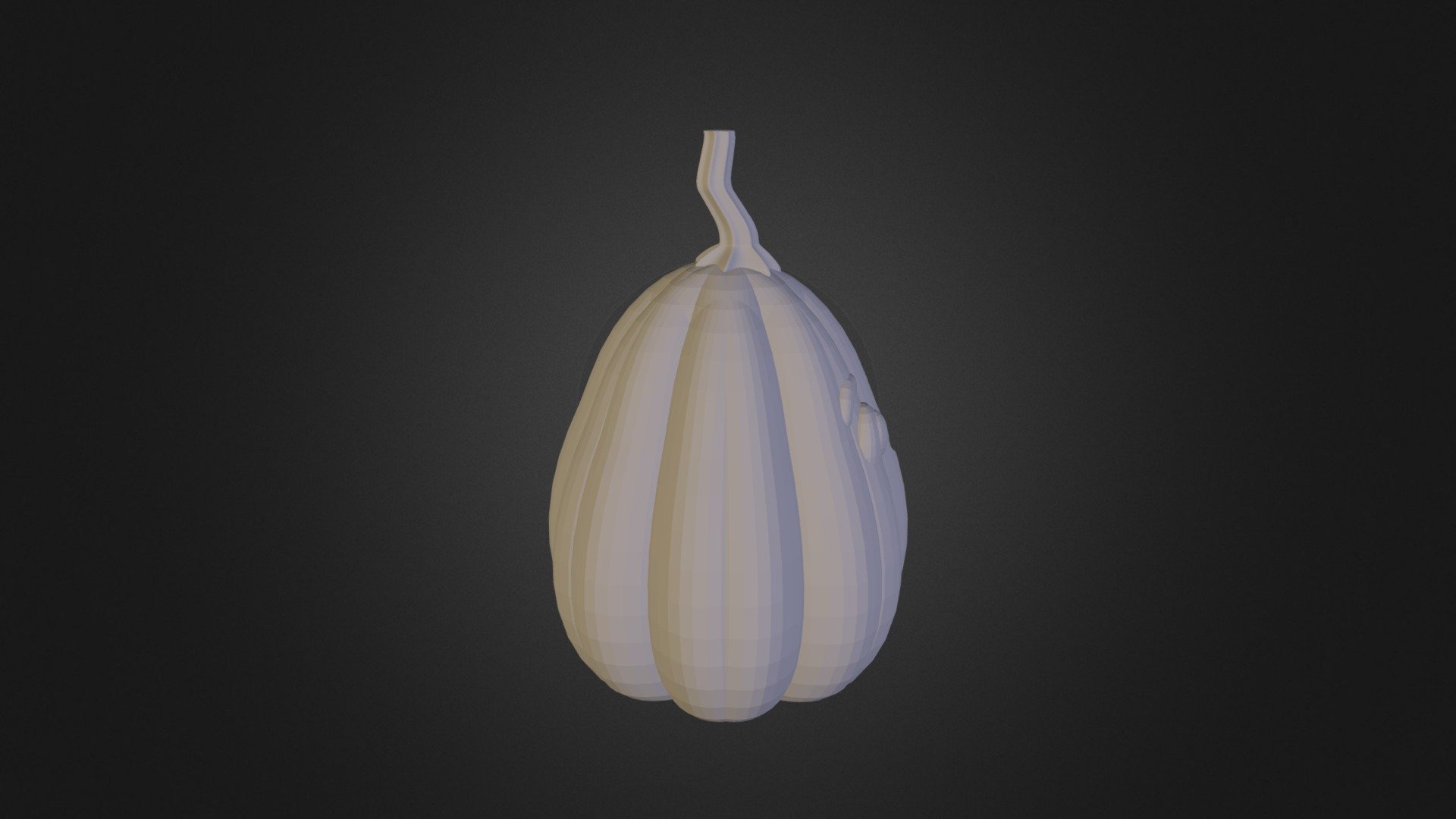 Sam the pumpkin - 3D model by bulbzone [ebd842b] - Sketchfab