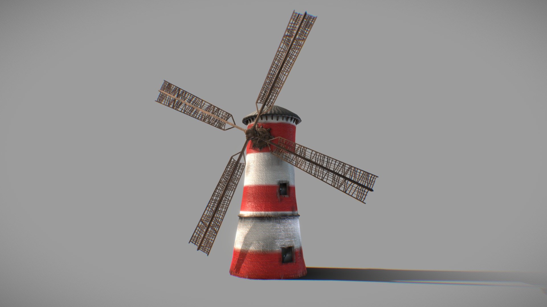 Stylized Old Windmill - Download Free 3D model by Anderson Oliveira ...