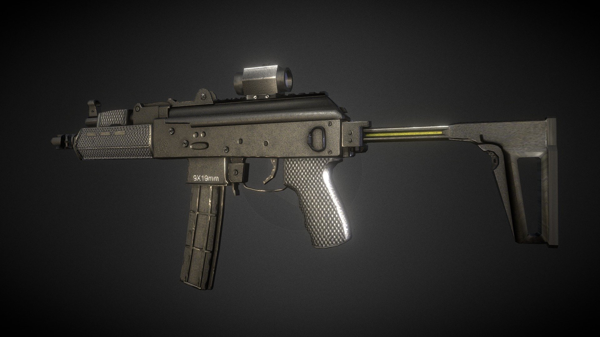 Custom 9mm AK - Download Free 3D model by nebula075 [ebdc6b0] - Sketchfab