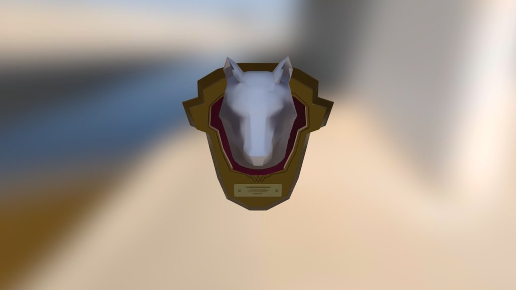 Castle Wolf Trophy - 3D model by michmuk [ebdd7a1] - Sketchfab