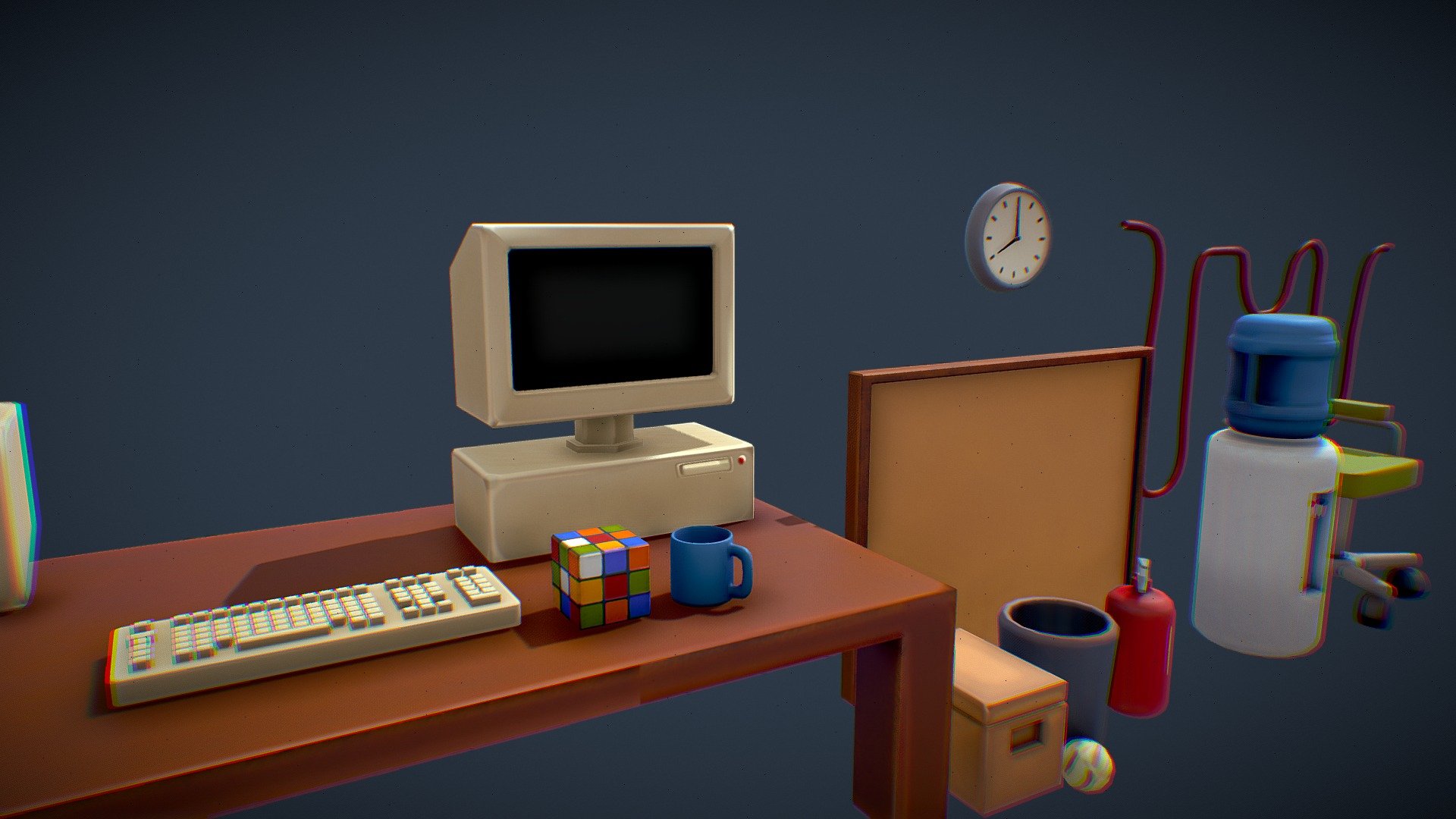 Surveillance Room - 3D model by Jas_Perry [ebdee17] - Sketchfab